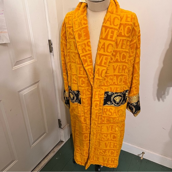 Versace | Other | Versacebaroccopanel Logo Devor Robe | Poshmark